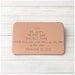 Personalized Birthday Gift Copper Wallet Card Hand Stamped - Etsy