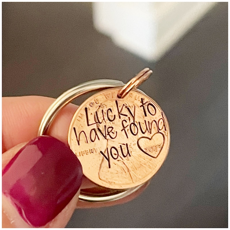 Lucky Penny Keychain - Etsy