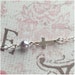 Sterling Silver Cross Baby Bracelet - Child Bracelet - Tiny Cross ...
