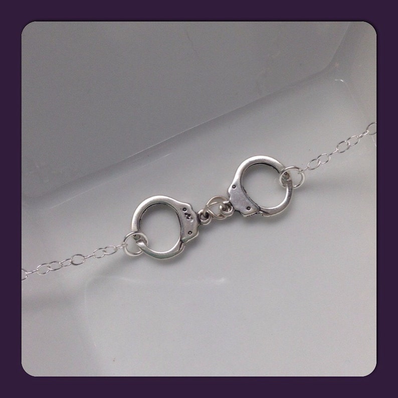 Partners in Crime Bracelet Handcuff Bracelet | Etsy