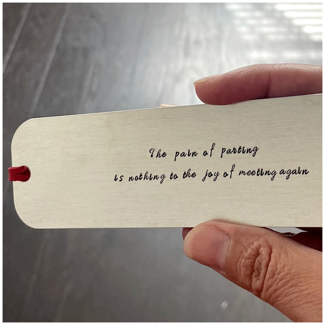 Deployment Gift - Personalized Bookmark - Care Package Idea - Handmade ...