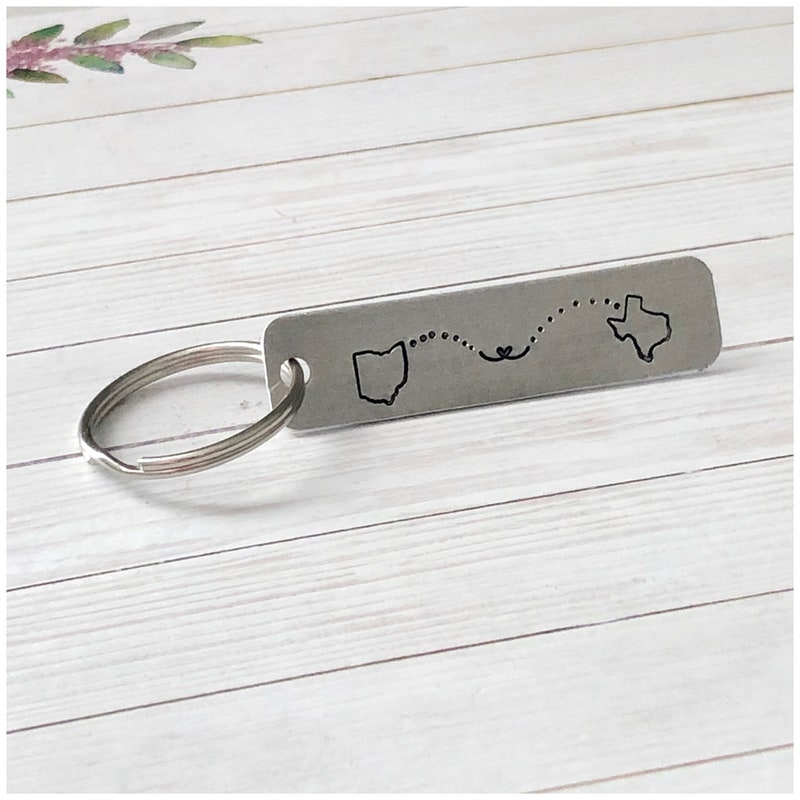Stamped Key Chain - Etsy