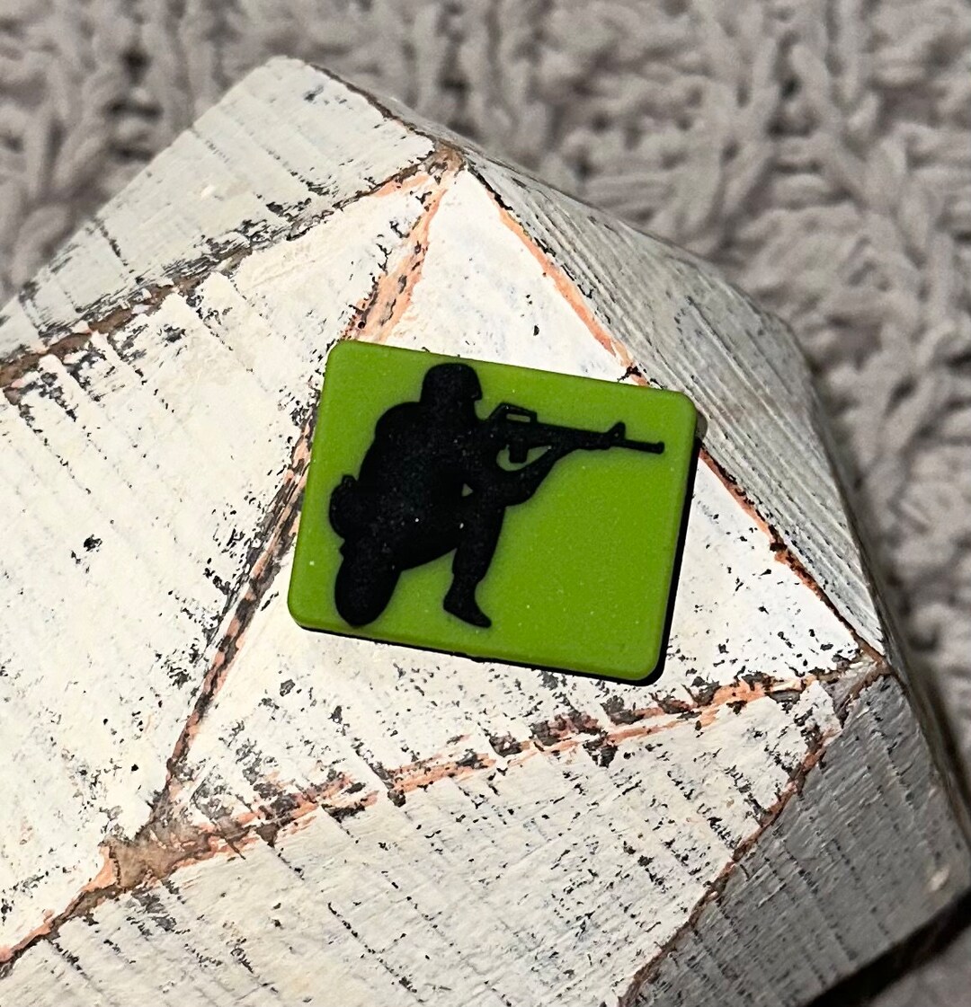 Army Soldier Silicone Focal Bead - Etsy