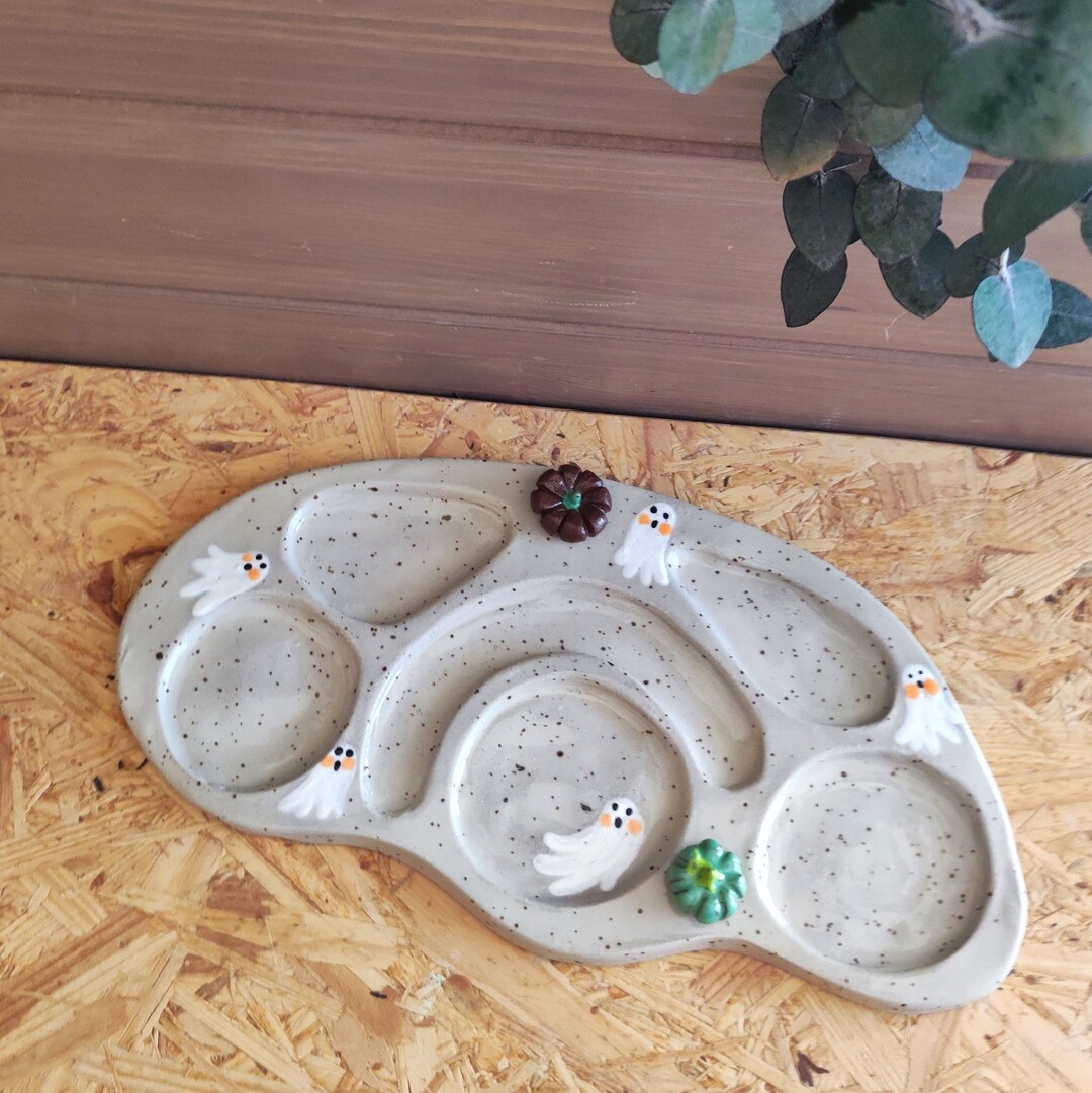 Ceramic Color Palette Watercolor Palette Handmade Gift for - Etsy