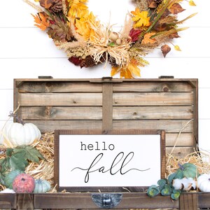 Fall Sign Bundle, Fall Wall Decor, Farmhouse Sign, Fall Sign, Autumn ...