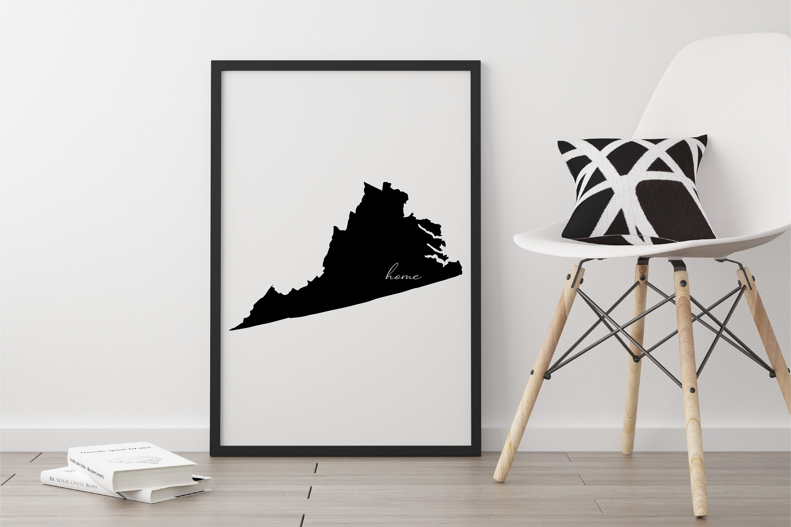 Virginia Home Sign, Virginia State Sign, Home, Wall Art, Modern Home ...