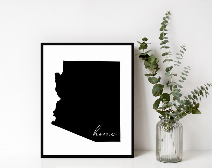 Arizona Sign, Arizona 5 C's Orange, Arizona Wall Art, Arizona Prints ...