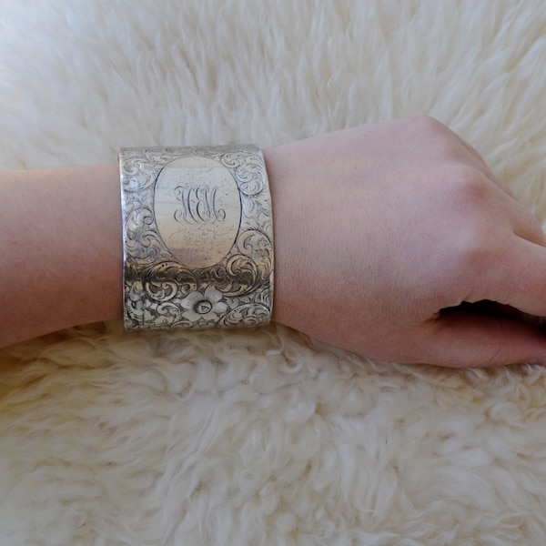 Floral Cuff Bracelet - Etsy