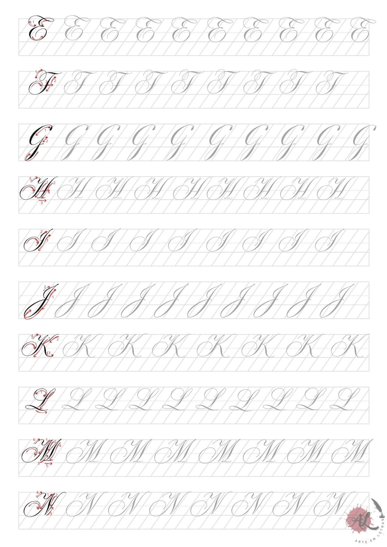 Copperplate Template - Etsy