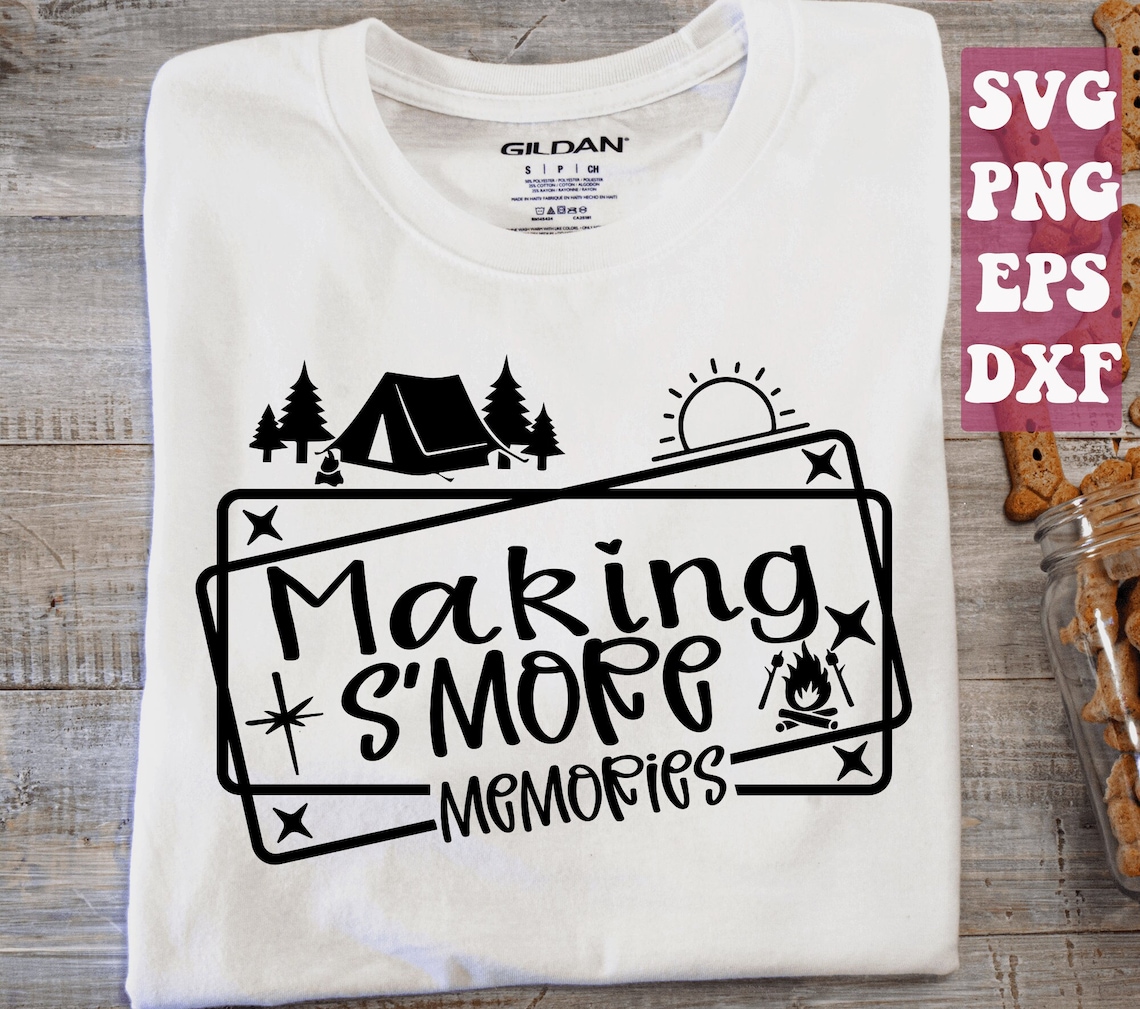 Making Smore Memories SVG Camping Svg Camper Svg Campfire - Etsy