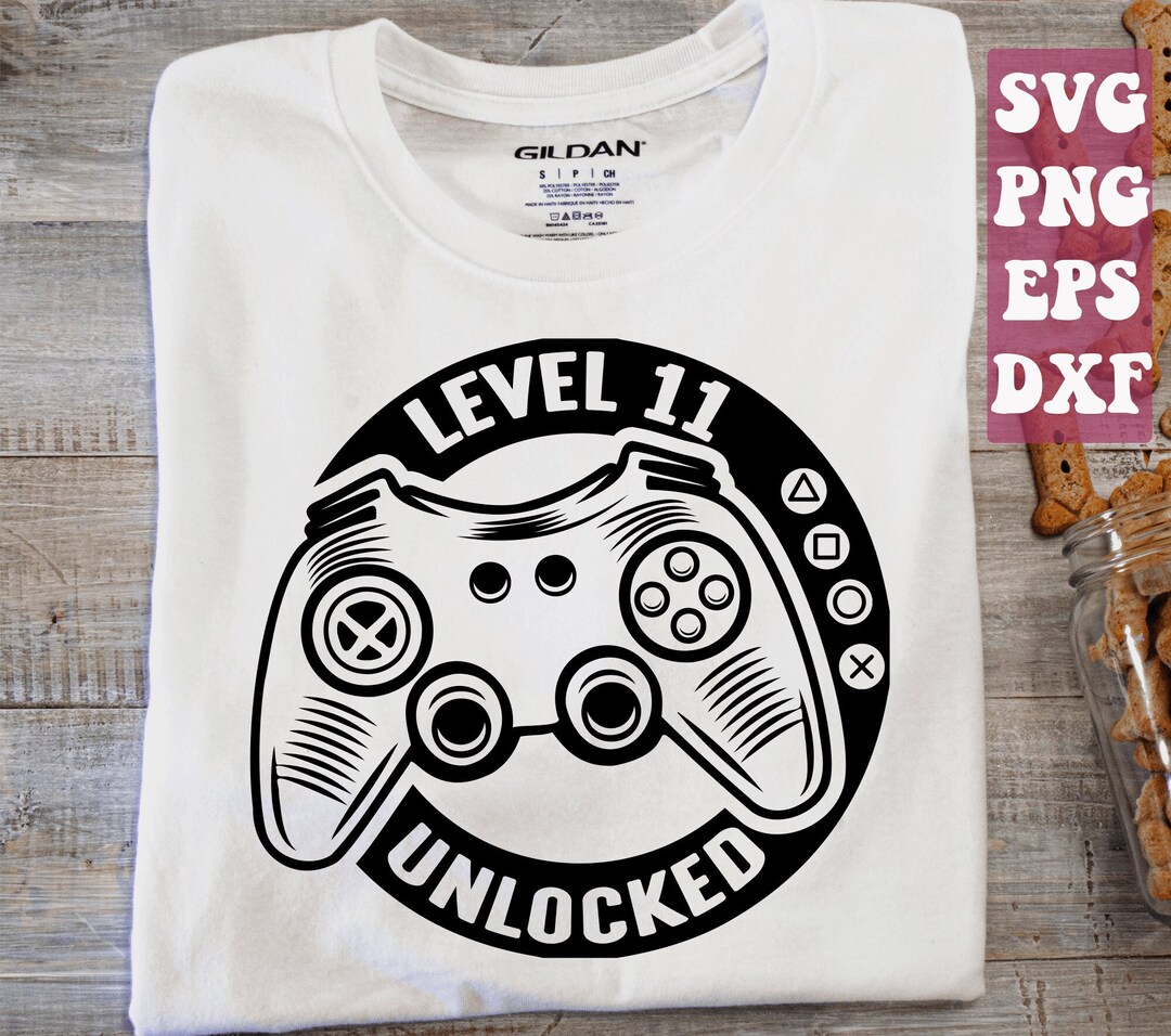 11th Birthday Boy Svg Level 11 Svg Level 11 Unlocked Video Games Svg ...