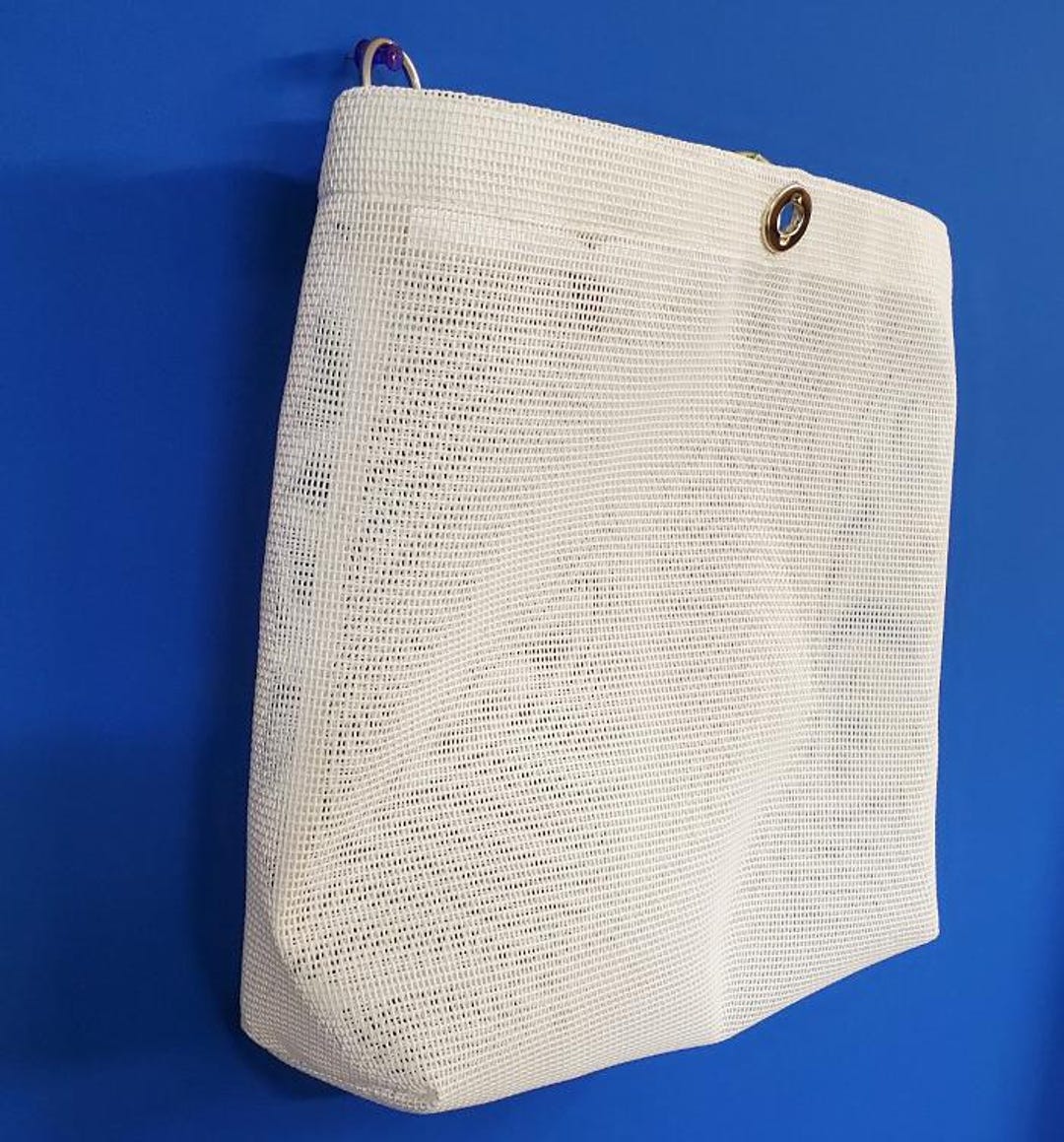 Rope / Sheet Bag, White, Heavy Duty Mesh, Great for Boats or Shore ...