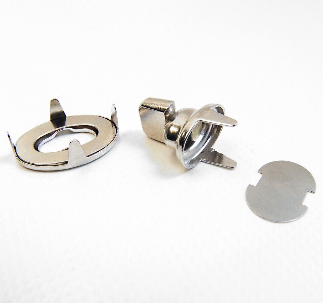 Common Sense Fastener, 2 Prong Turn Buttons W/ Eyelet & Backing Plate ...
