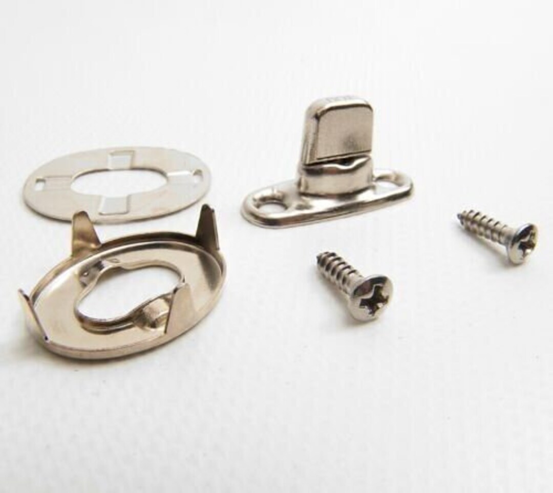 Turn Button, Twist Lock Fastener W/ Eyelet & Heavy Duty Clinch Plate 10 ...
