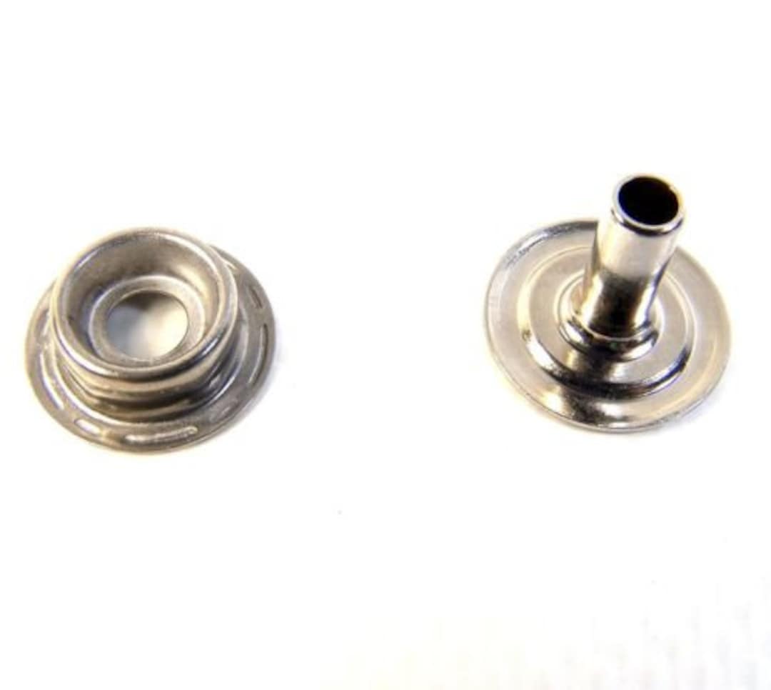 Snap Fastener Stud & Post W/ 3/8