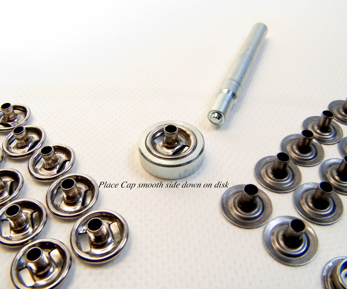 Snap Repair Kit W/ Setting Tool & Nickel Plated Brass Snaps - Etsy