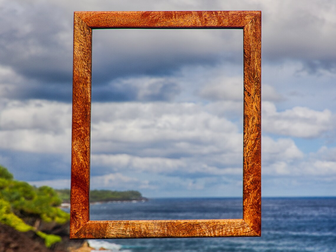 Solid Hawaiian Mango Wood Picture Frames - Etsy
