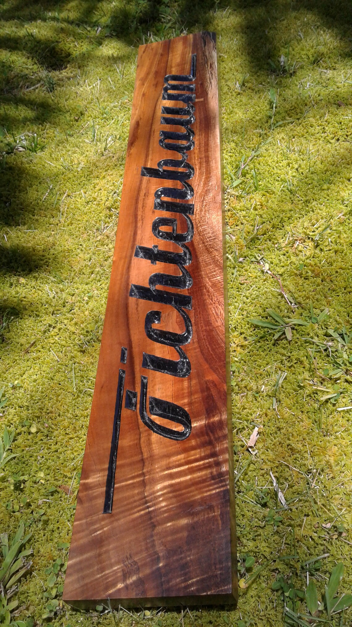 Custom Handcarved Hawaiian Koa Wood Sign | Etsy