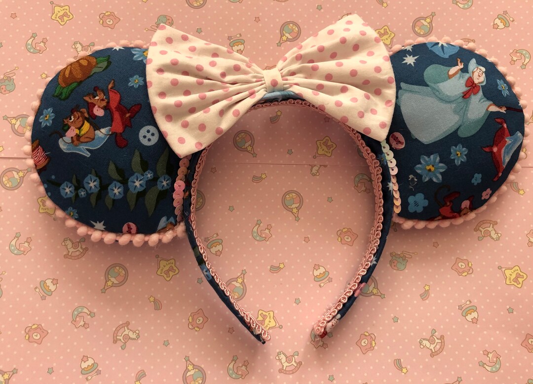 Cinderellas Sidekicks Mouse Ears Headband - Etsy