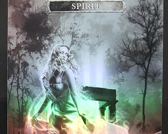Mtg White Spirit Token - Etsy