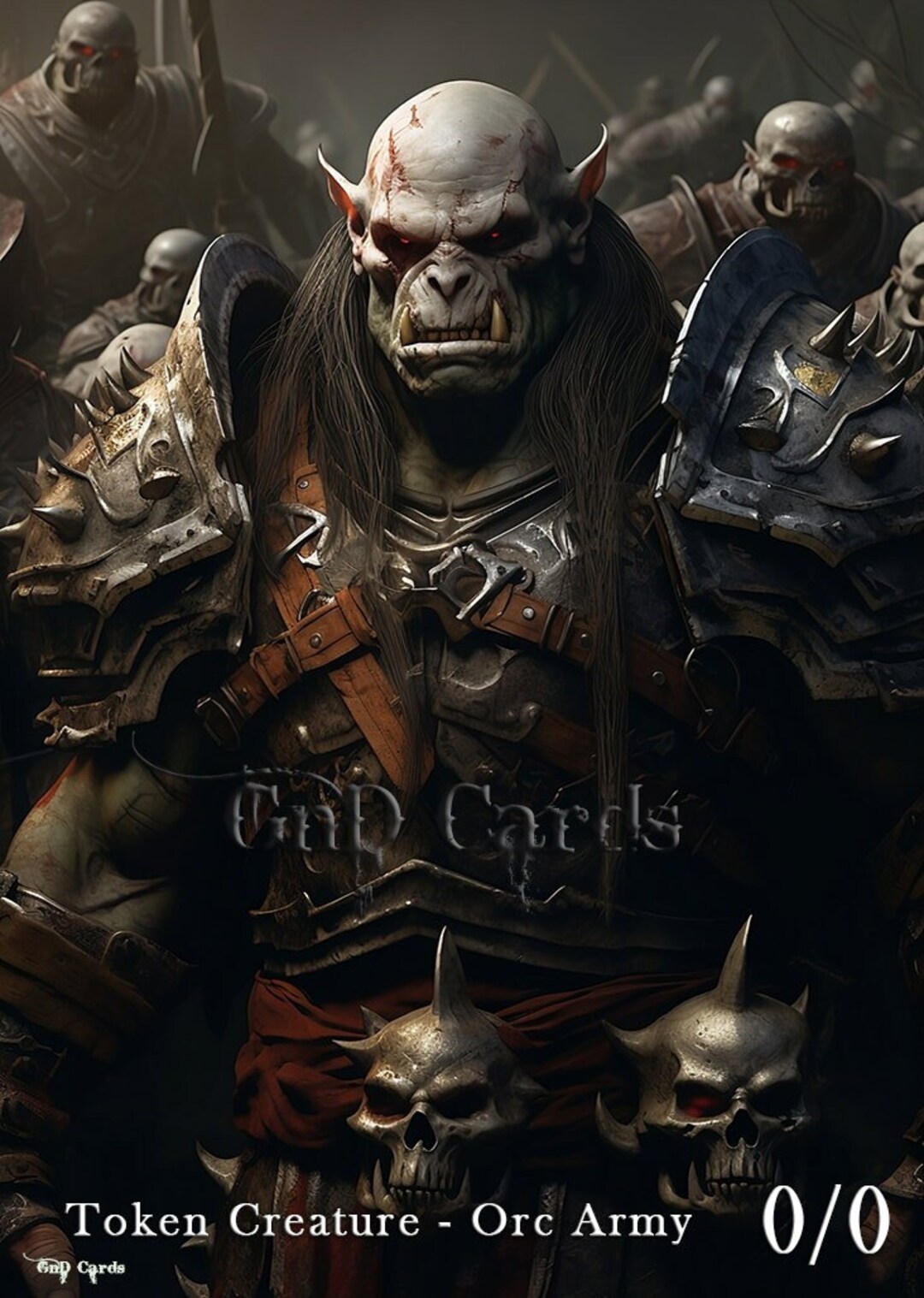 Orc Army #7 TCG Token Custom Altered - Etsy