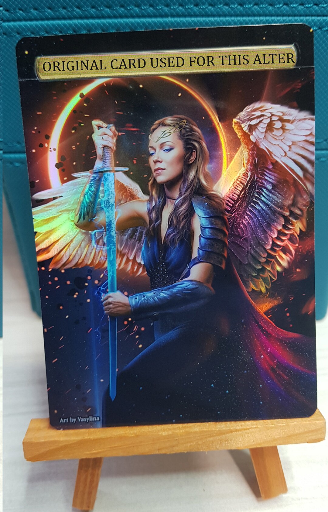 1x Foil Altered Art Liesa Shroud Of Dusk Non Foil Into Foil Etsy
