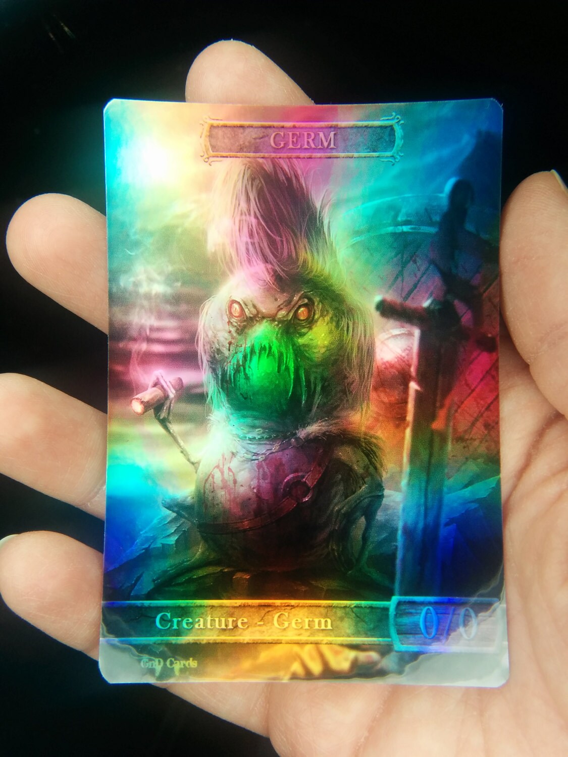 1x Germ 2 Token FOIL LAMINATED Custom Altered MTG for | Etsy