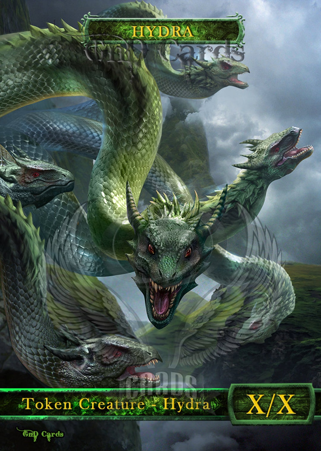 3x Hydra 2 Custom Altered Tokens - Etsy