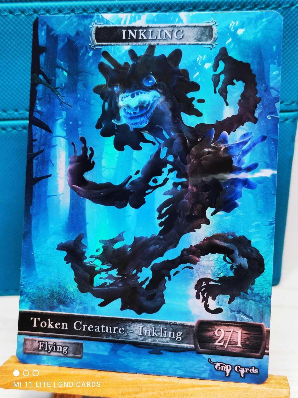 1x Inkling 1 FOIL LAMINATED Custom Altered Token - Etsy