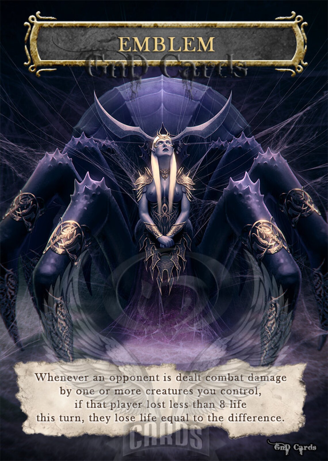 1x Lolth Spider Queen V.2 Emblem Custom Altered - Etsy