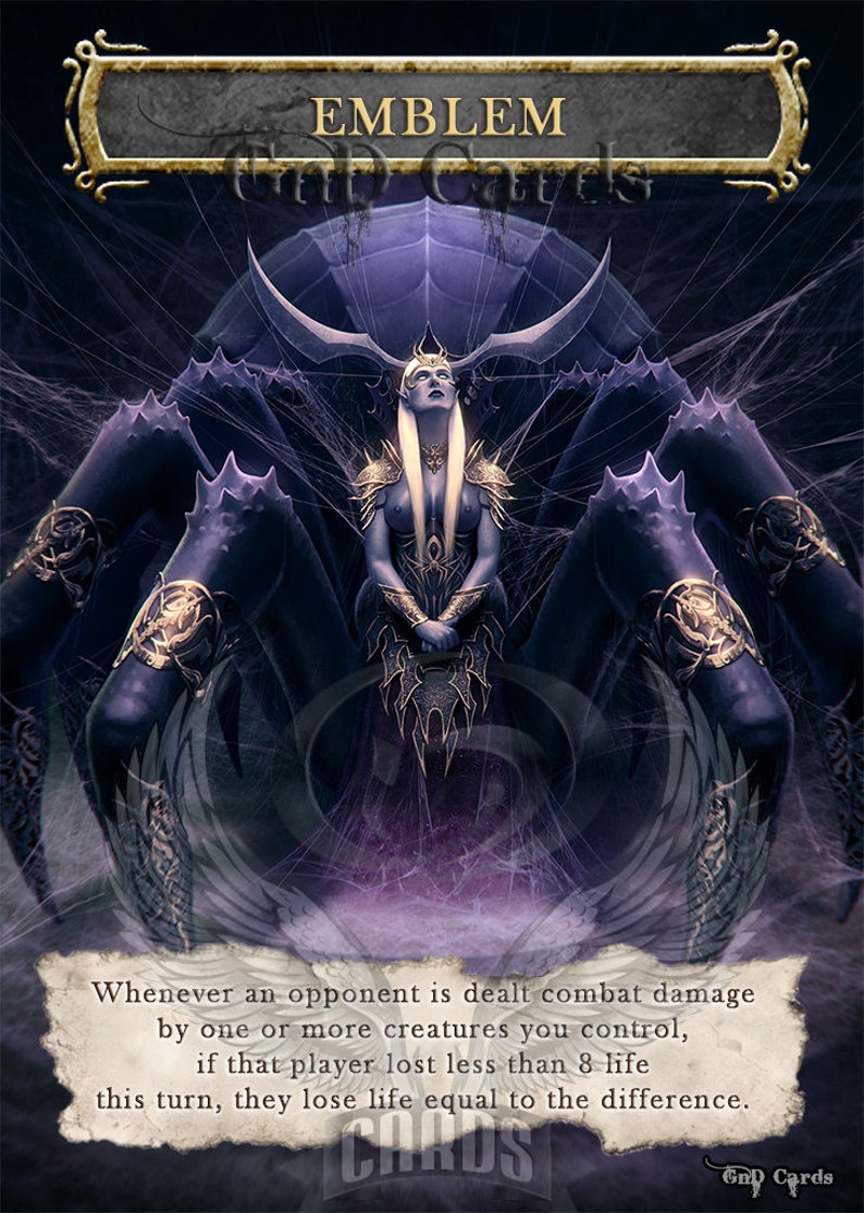 1x Lolth, Spider Queen V.2 Emblem Custom Altered - Etsy