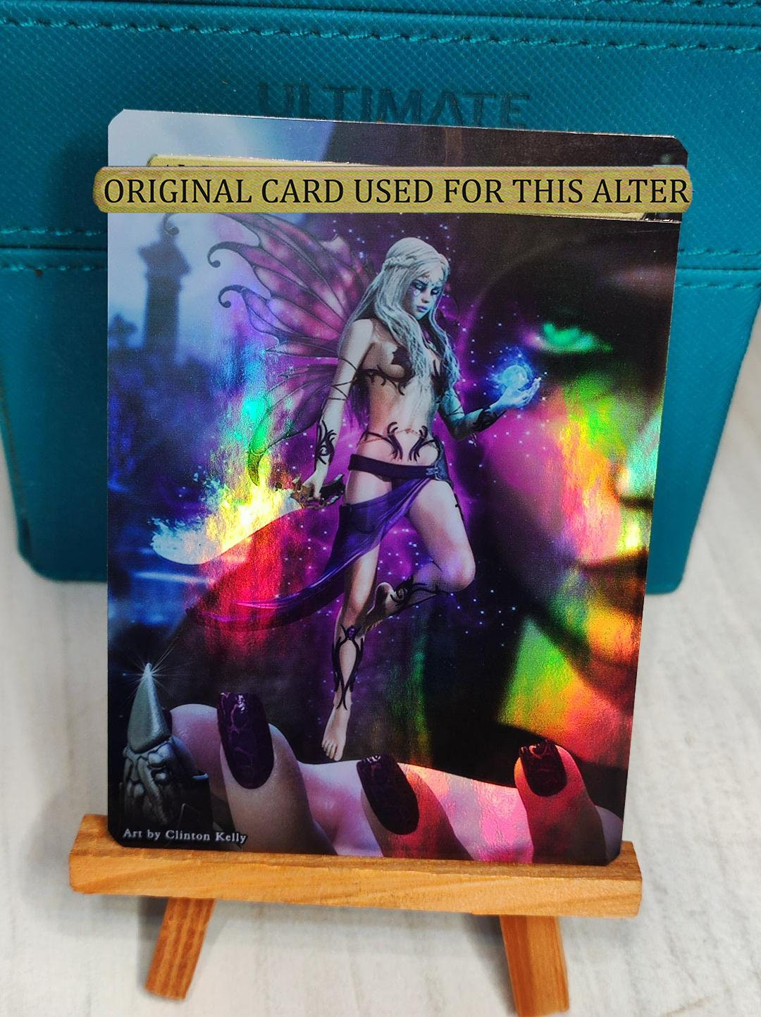 1x Foil Altered Art Alela, Cunning Conqueror (non Foil Into Foil) - Etsy