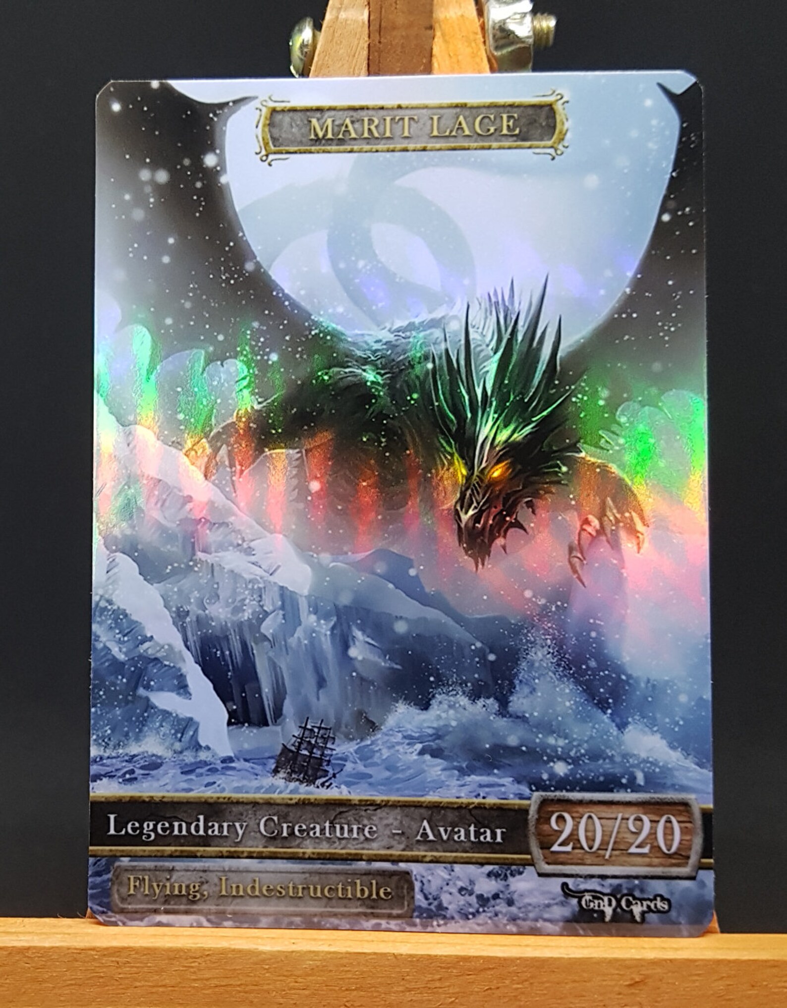 1x Marit Lage Token 1 FOIL LAMINATED Custom Altered - Etsy