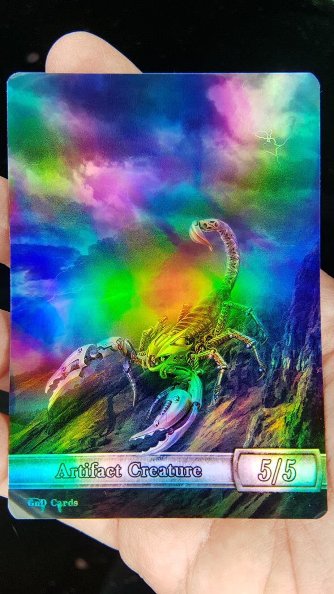 1x Artifact Creature *FOIL LAMINATED* Token/reminder Custom Altered - Etsy