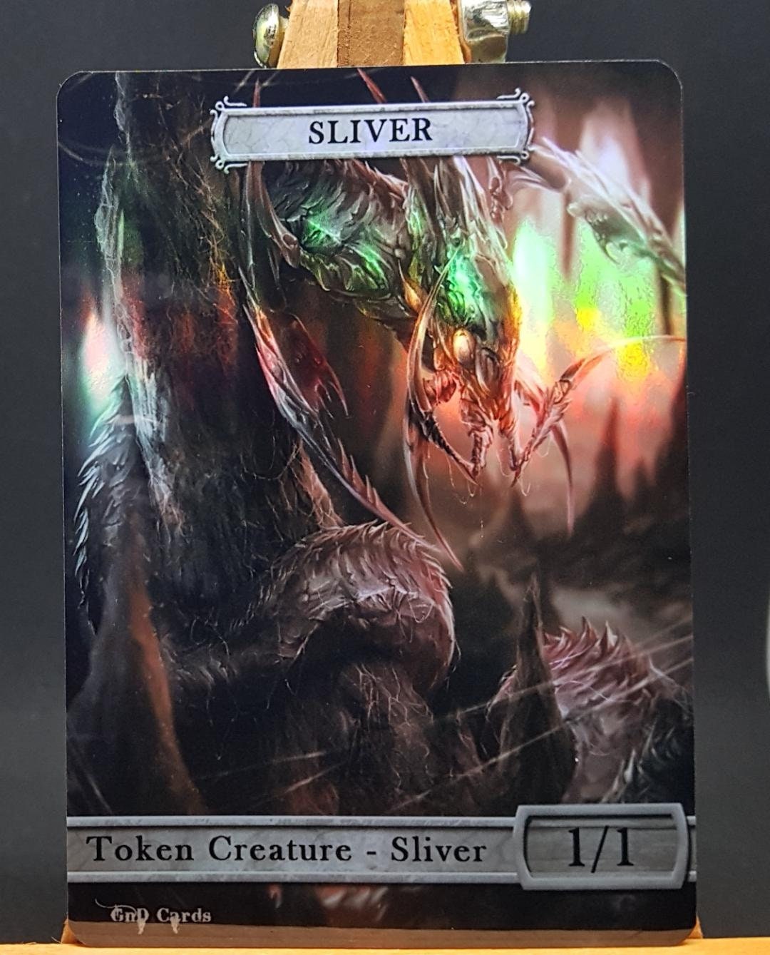 1x Sliver #1 *FOIL LAMINATED* Custom Altered Token - Etsy