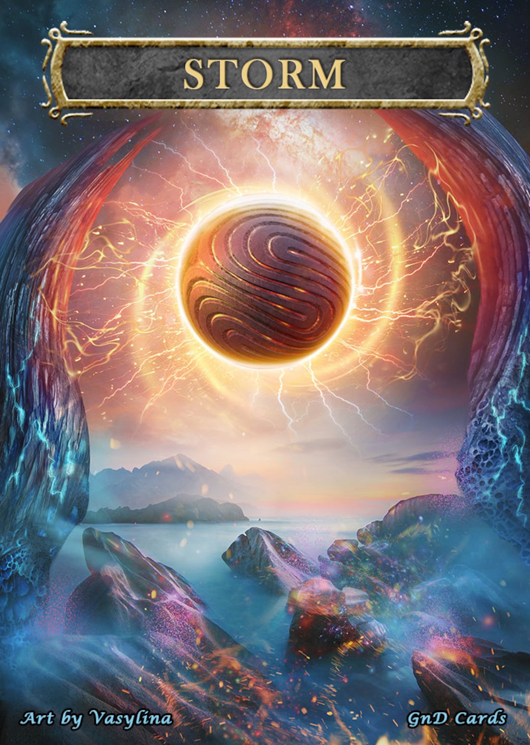 STORM Counter #2 TCG Token Custom Altered - Etsy