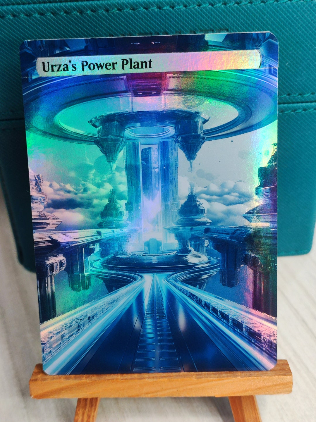 3x Foil Urza Lands Set Tron Themed Altered MTG - Etsy