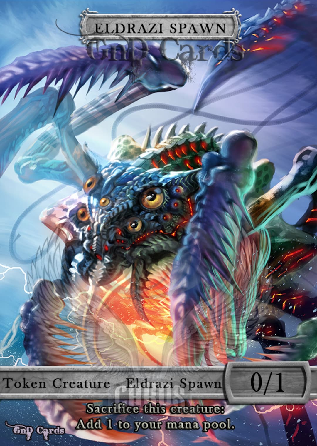 Eldrazi Spawn #1 TCG Token Custom Altered - Etsy