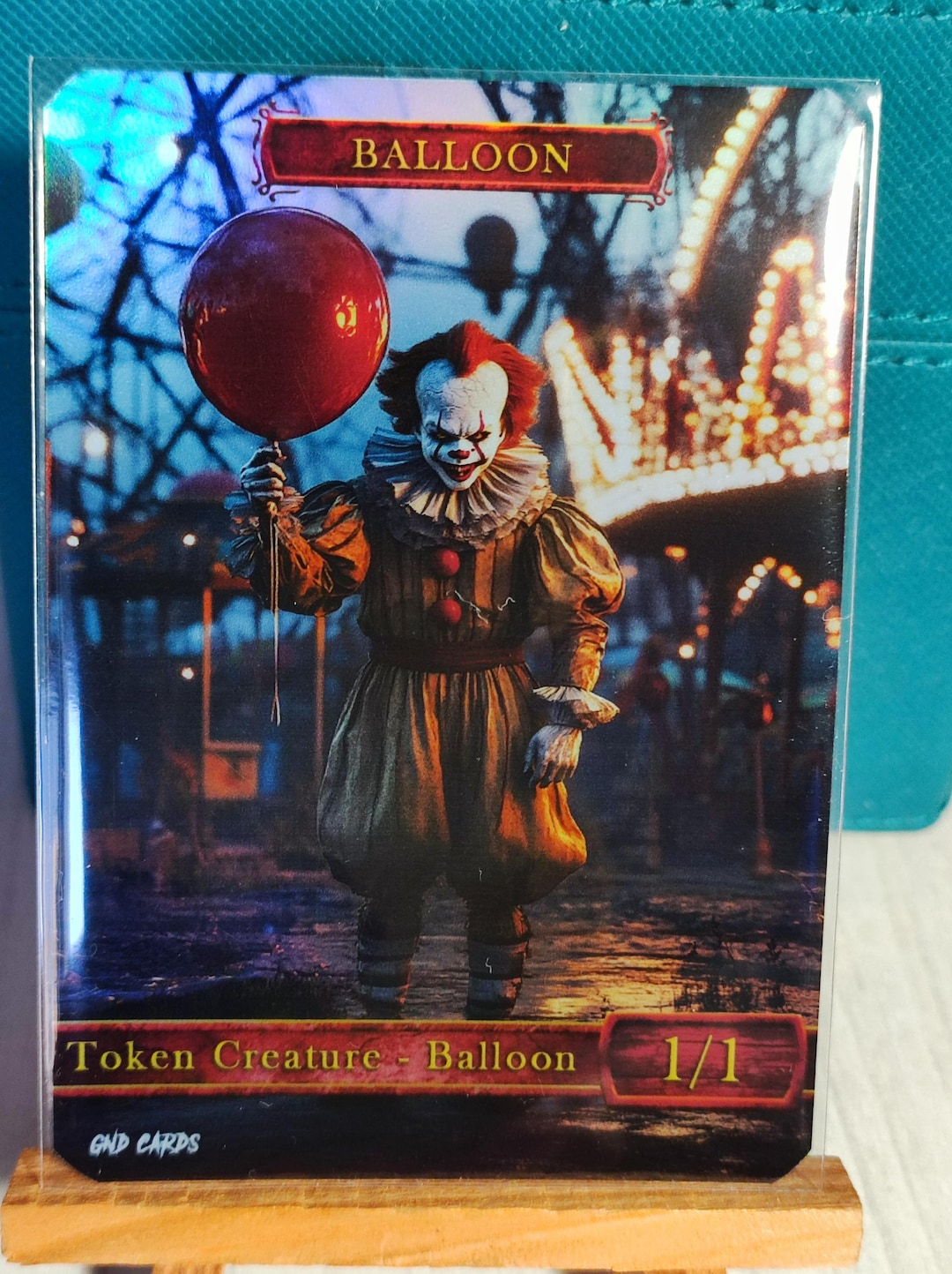 1x Balloon FOIL LAMINATED Custom Altered Token - Etsy
