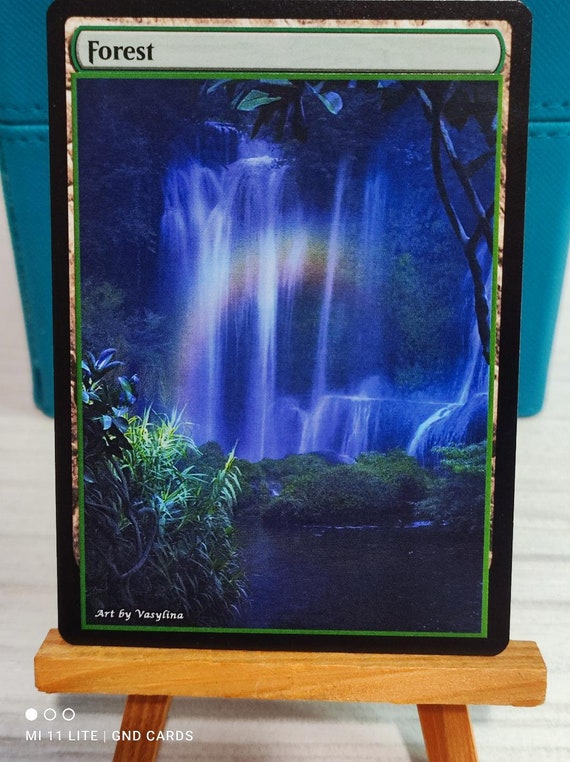 Card Games 1x Forest #3.1 Extended Textless Full Art Custom Altered ...