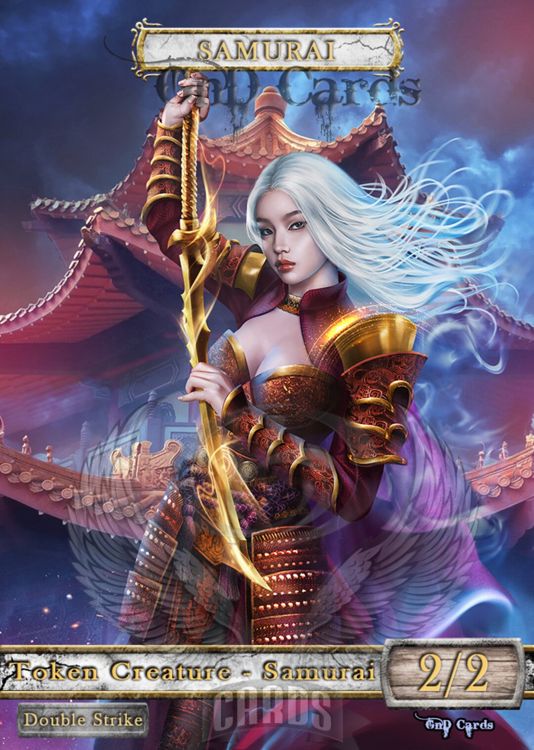 3x Samurai 4 Custom Altered Tokens - Etsy