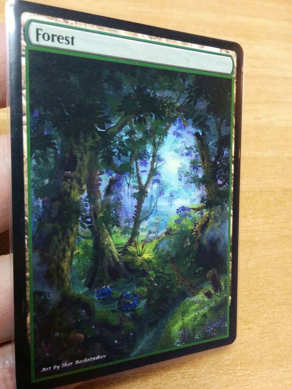 Card Games 1x Forest #3.1 Extended Textless Full Art Custom Altered ...