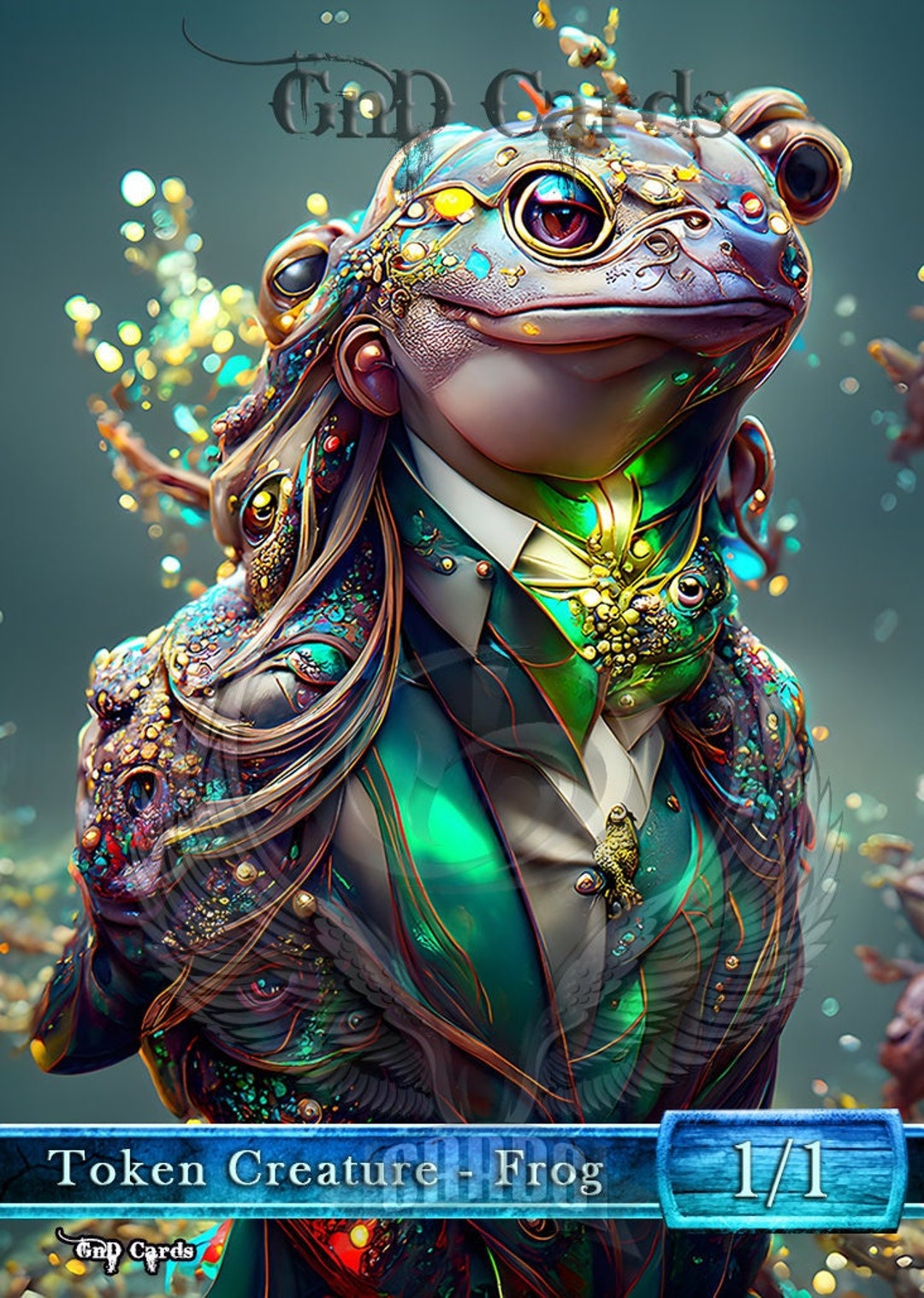 Frog TCG Token Custom Altered - Etsy