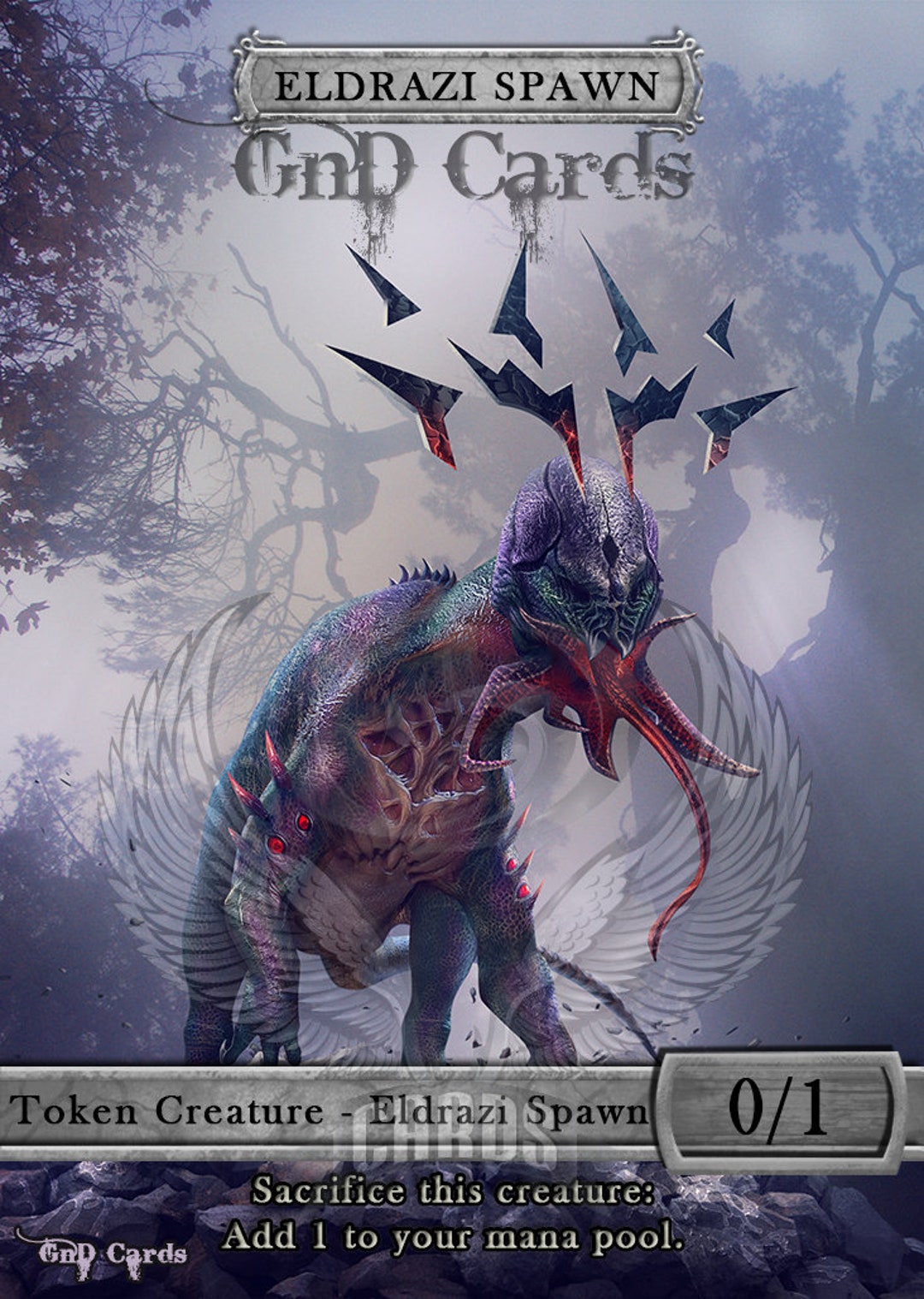 Eldrazi Spawn #3 TCG Token Custom Altered - Etsy