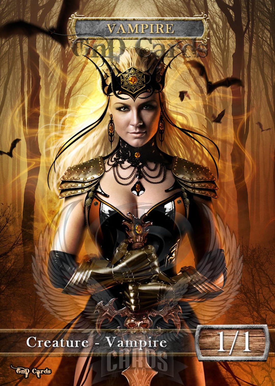 3x Vampire 6 Custom Altered Tokens - Etsy