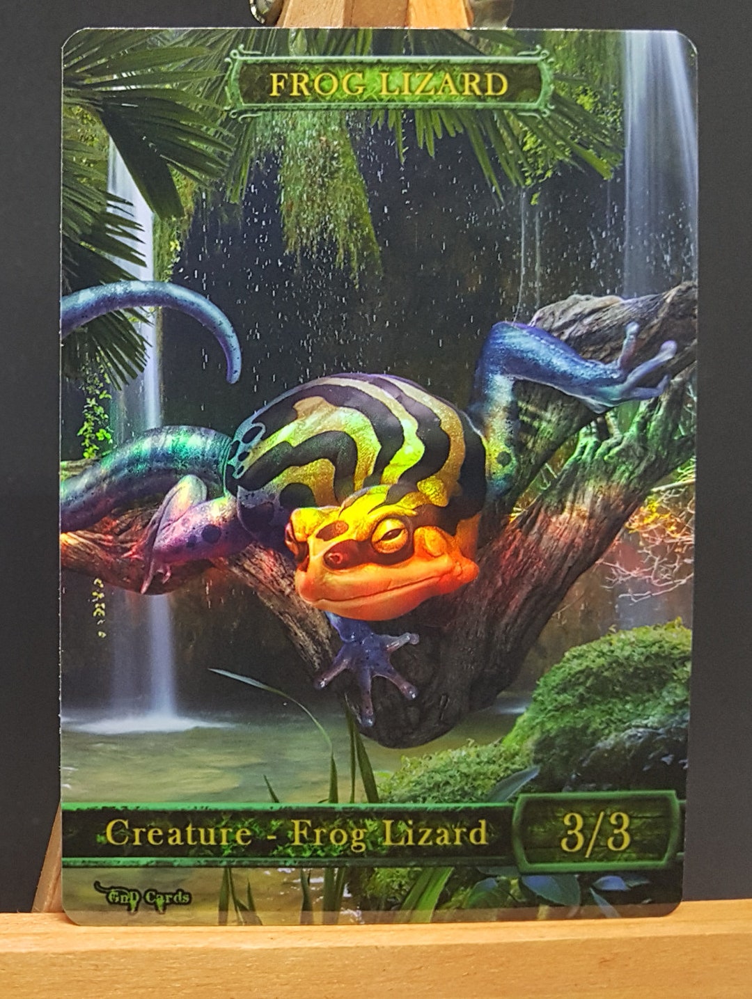 1x Frog Lizard *FOIL LAMINATED* Custom Altered Token - Etsy