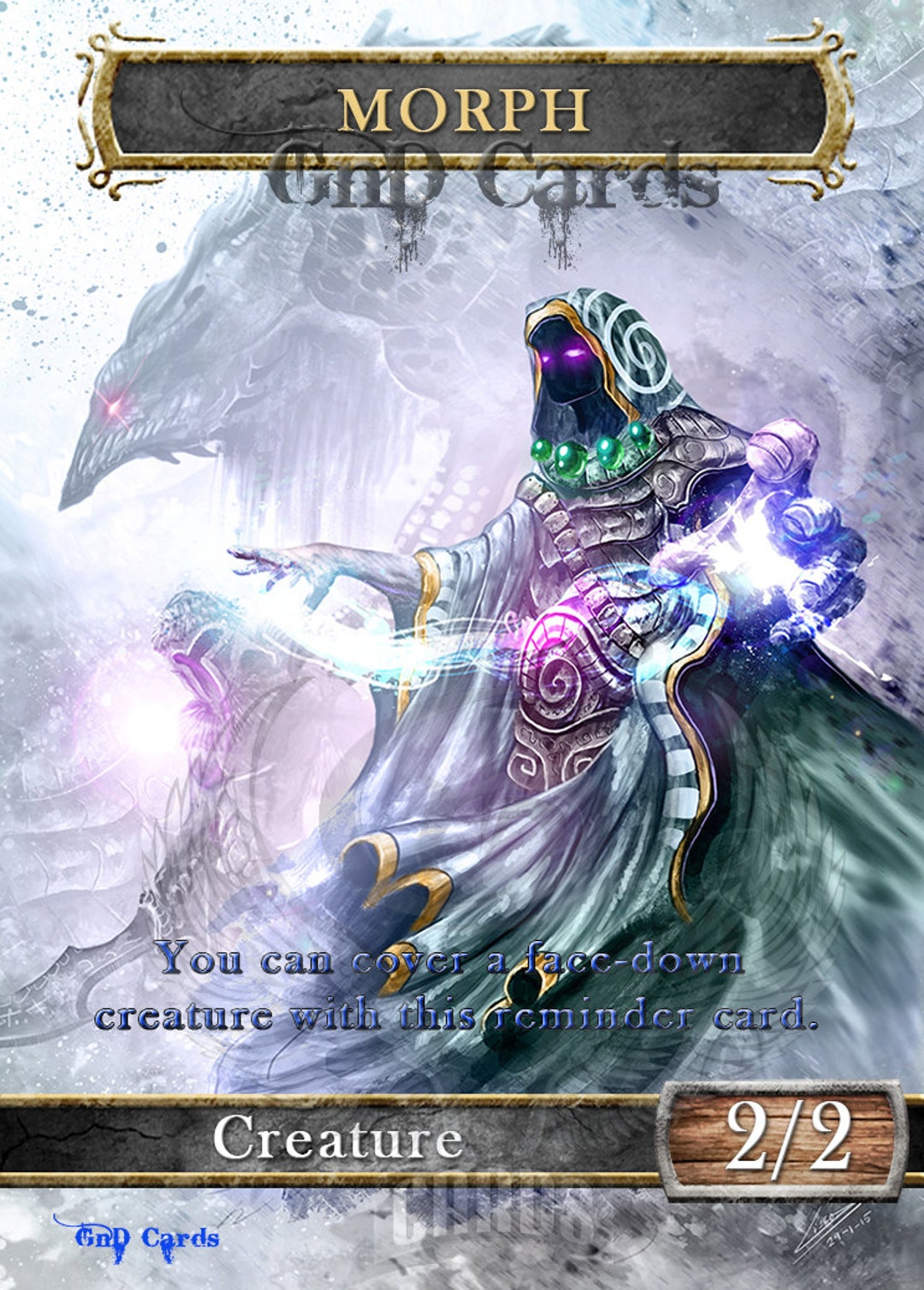 Morph #1 TCG Token Custom Altered - Etsy