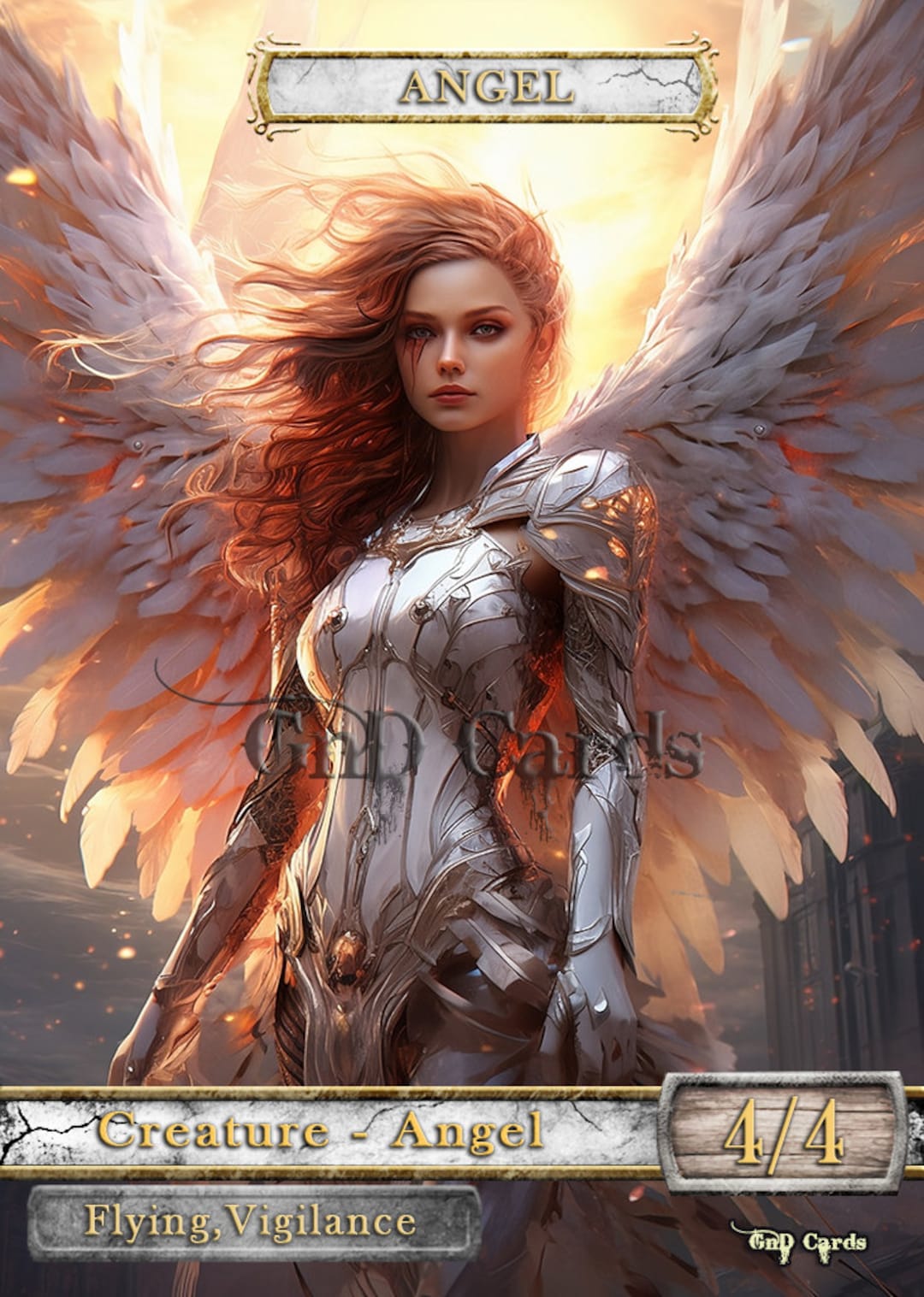 3x Angel 29 Tokens AI Art Custom Altered Gnd Cards - Etsy