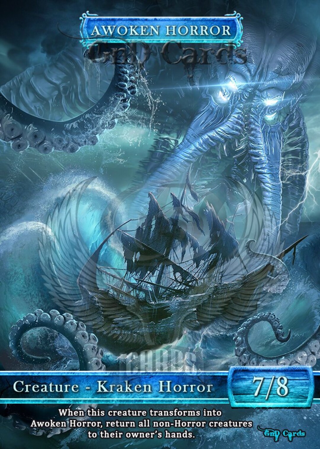 Awoken Horror TCG Token Custom Altered - Etsy