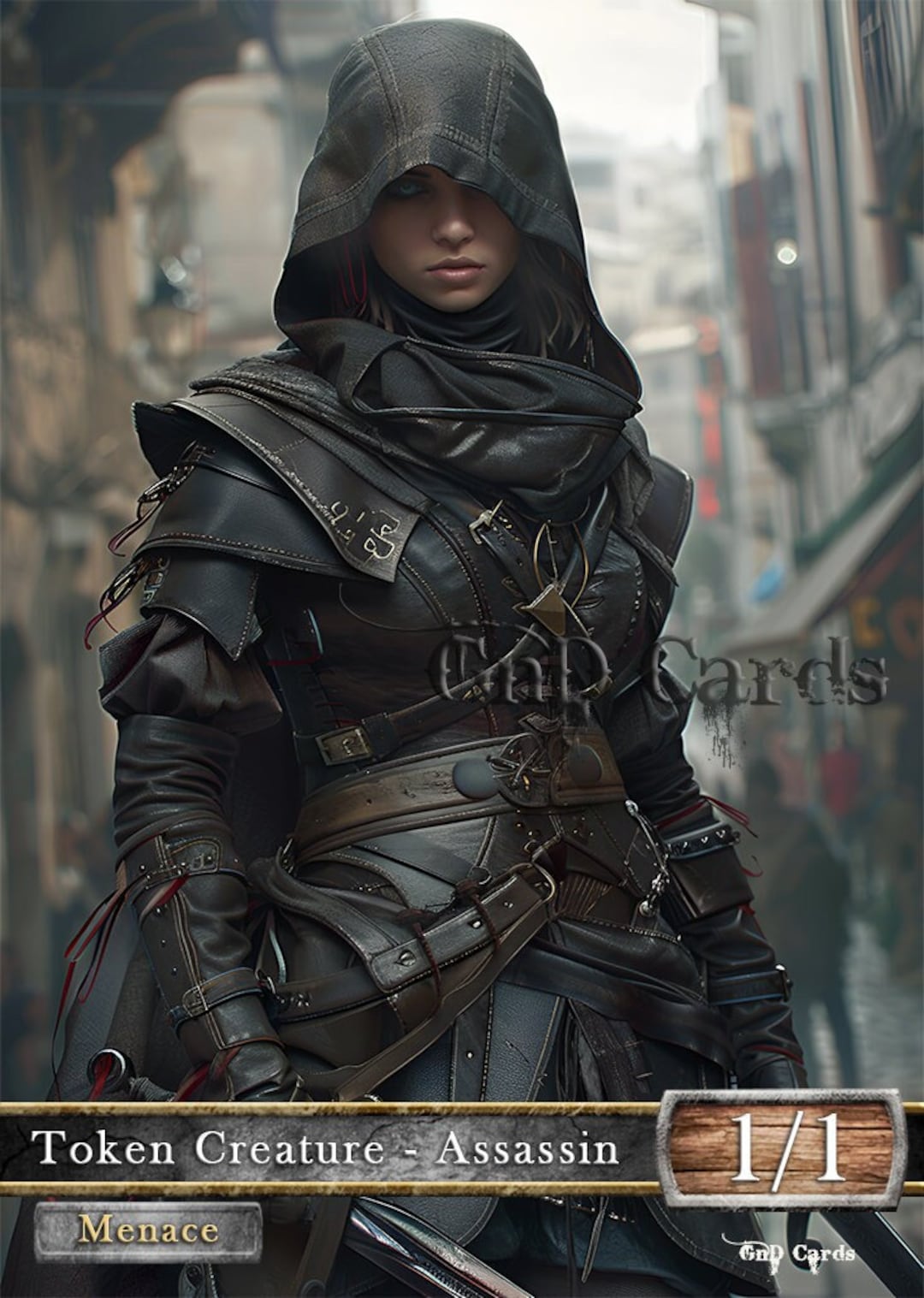 Assassin 6 Menace TCG Token Custom Altered - Etsy